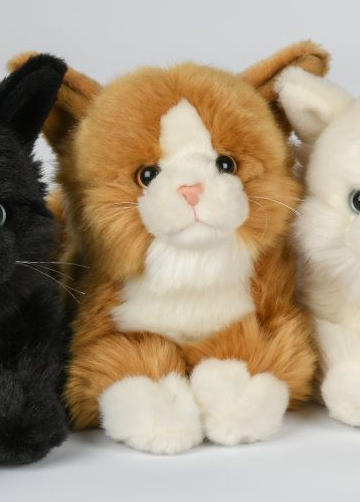 Uni-Toys Kat Bamse 22 cm (assorterede farver) 13110A – FunAndChic