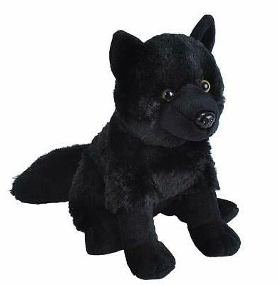 Wild Republic Sort Ulv Bamse 30 cm – FunAndChic