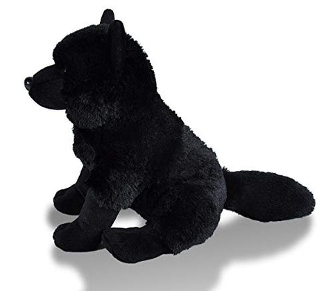Wild Republic Sort Ulv Bamse 30 cm – FunAndChic