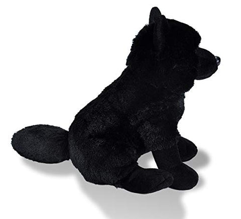 Wild Republic Sort Ulv Bamse 30 cm – FunAndChic